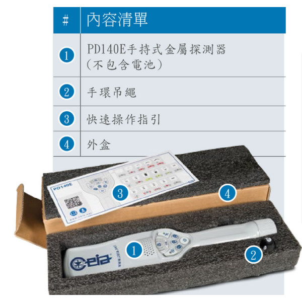 CEIA,金屬安檢,金屬探測,安檢,手持式金屬探測器、金屬探測棒（PD140E )